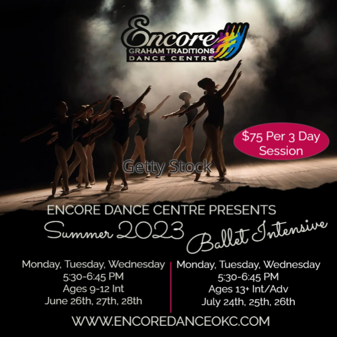 Copy of Modern Ballet Recital Flyer Poster Template | PosterMyWall