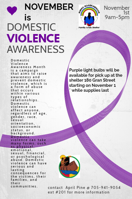 Domestic Violence Awareness event flyer | PosterMyWall