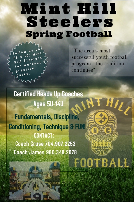 Copy of Football training camp flyer template | PosterMyWall