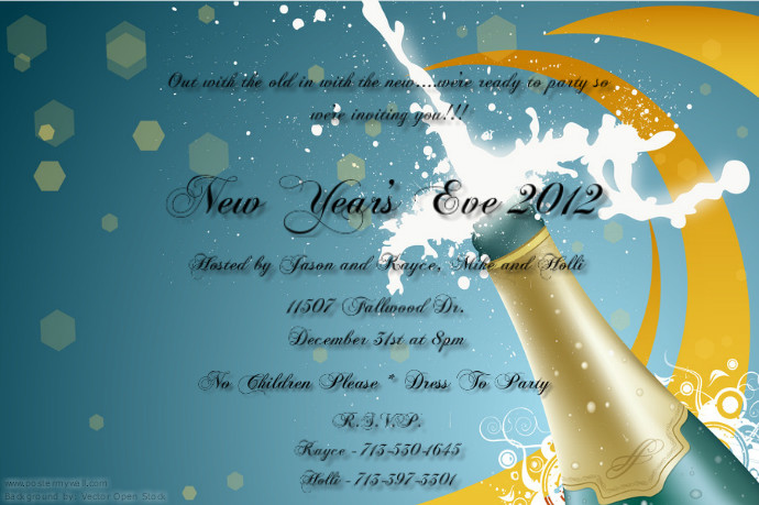 nye invitation | PosterMyWall