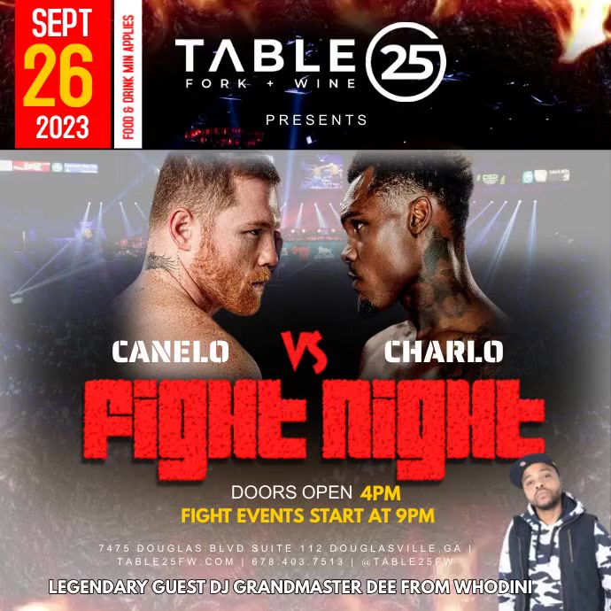 Copy of fight night | PosterMyWall