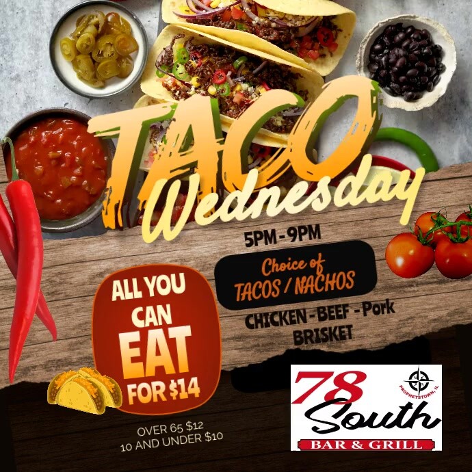 Taco Tuesday Instagram Video Post | PosterMyWall