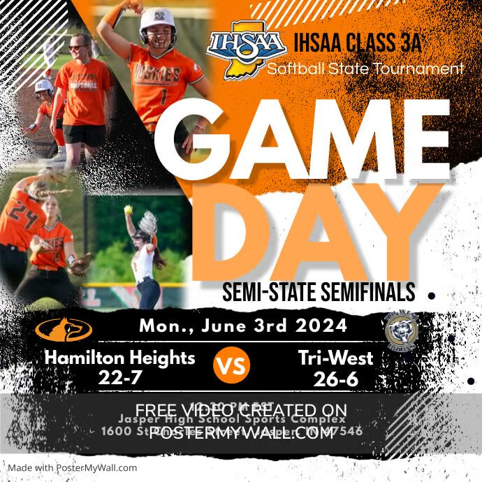 Game day basketball poster social media | PosterMyWall