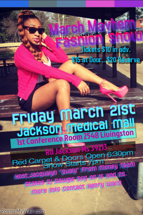 march mayhem fashion show 2 | PosterMyWall
