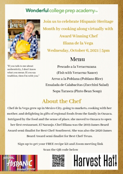 Cooking Event Flyer_English | PosterMyWall
