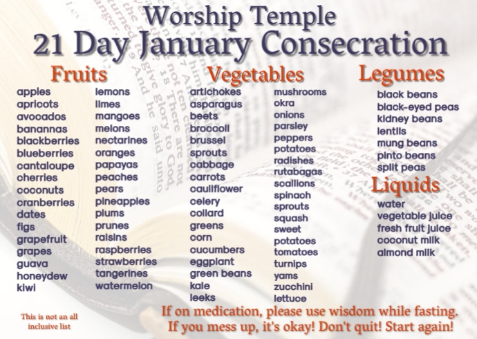 Copy of Copy of Daniel Fast Flyer | PosterMyWall