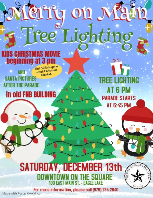 Copy of Copy of Tree Lighting | PosterMyWall