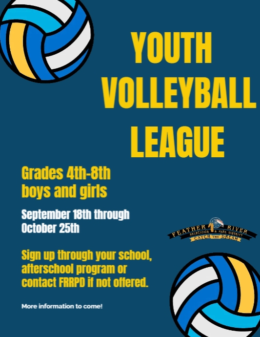 Youth Volleyball revised | PosterMyWall