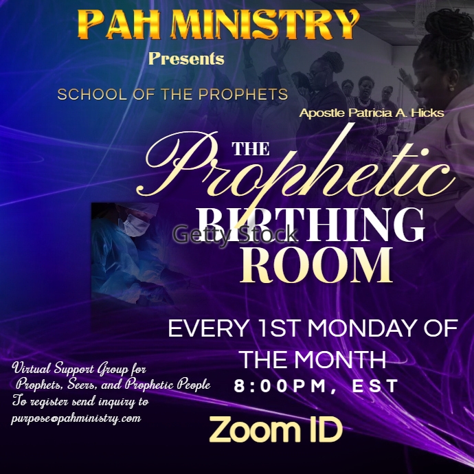 PAH School of the Prophets | PosterMyWall