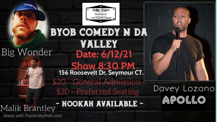 Copy of stand-up comedy ad twitter template | PosterMyWall