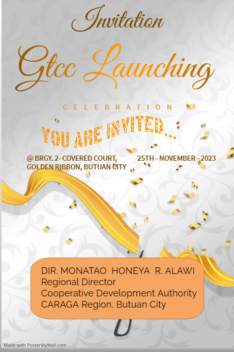 Grand opening event invitation | PosterMyWall