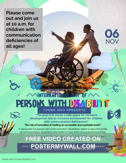 Persons With Disability Day Post Template (1) | PosterMyWall