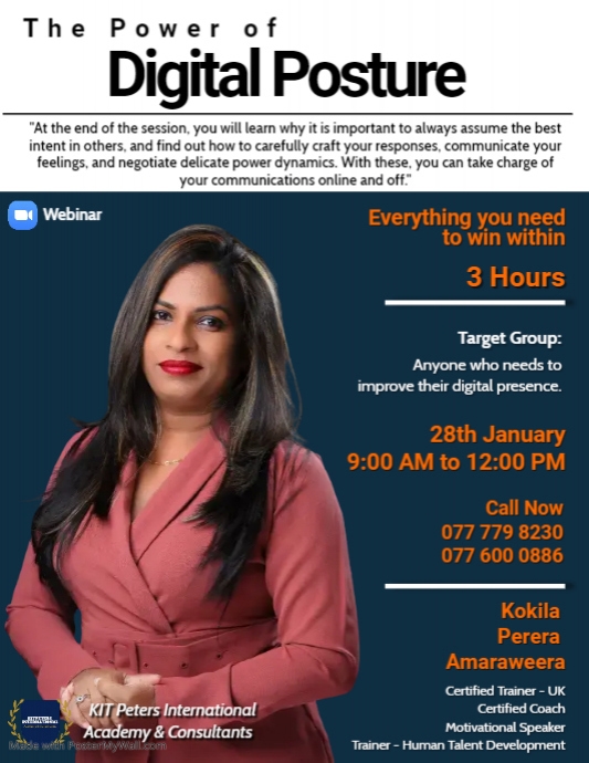 Digital Body Language | PosterMyWall