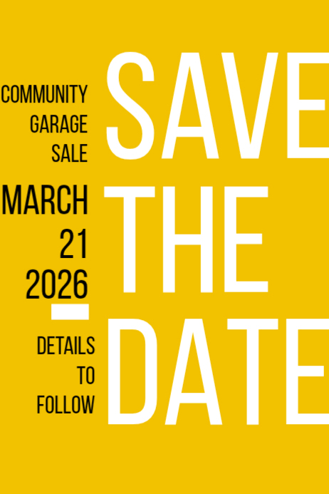 Copy of Save the Date | PosterMyWall