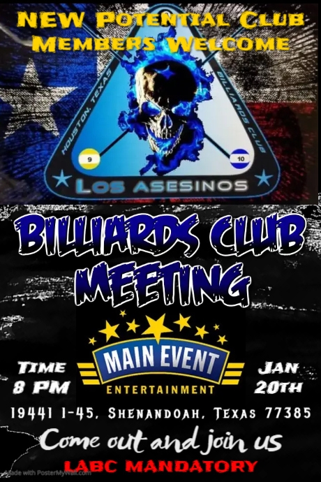 Club Meeting 1-20-22 | PosterMyWall