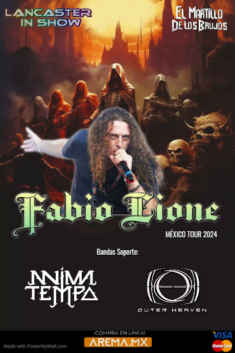 Classic Heavy Metal Rock concert poster | PosterMyWall