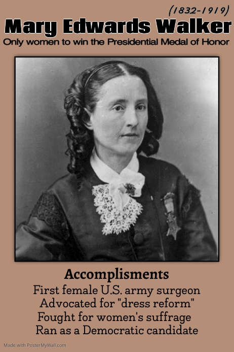 Mary Edwards Walker | PosterMyWall