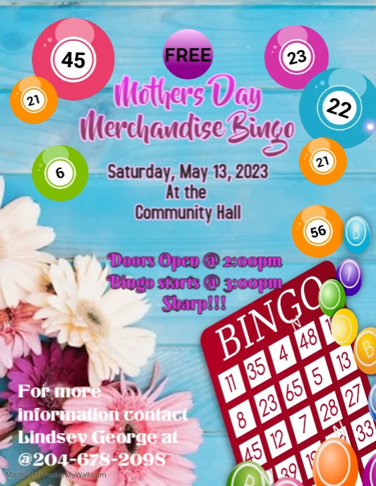 Flyers Bingo Spring (1) | PosterMyWall