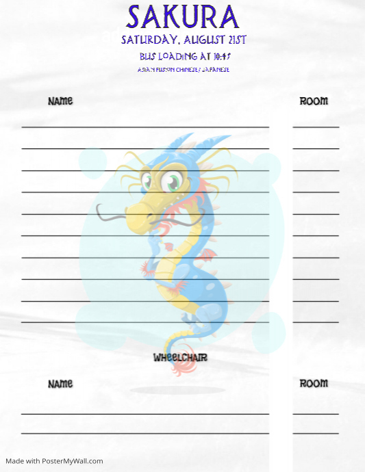 Copy of Copy of Sign Up Sheet | PosterMyWall