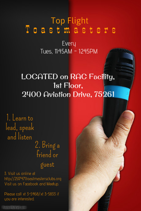 Toastmasters posters | PosterMyWall