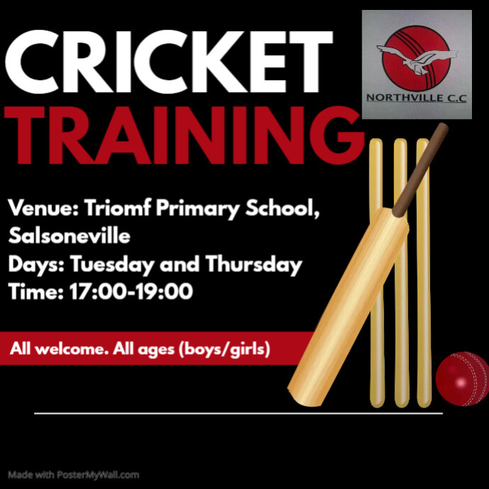 Copy of Cricket Training | PosterMyWall