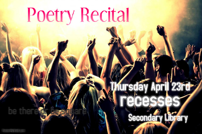 Poetry Recital | PosterMyWall