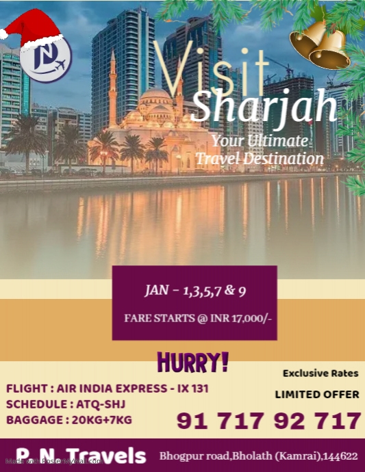 Copy of Copy of Copy of Dubai Travel Flyer | PosterMyWall