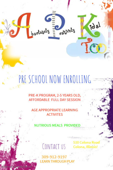 Welcome To Kindergarten Poster Template | PosterMyWall