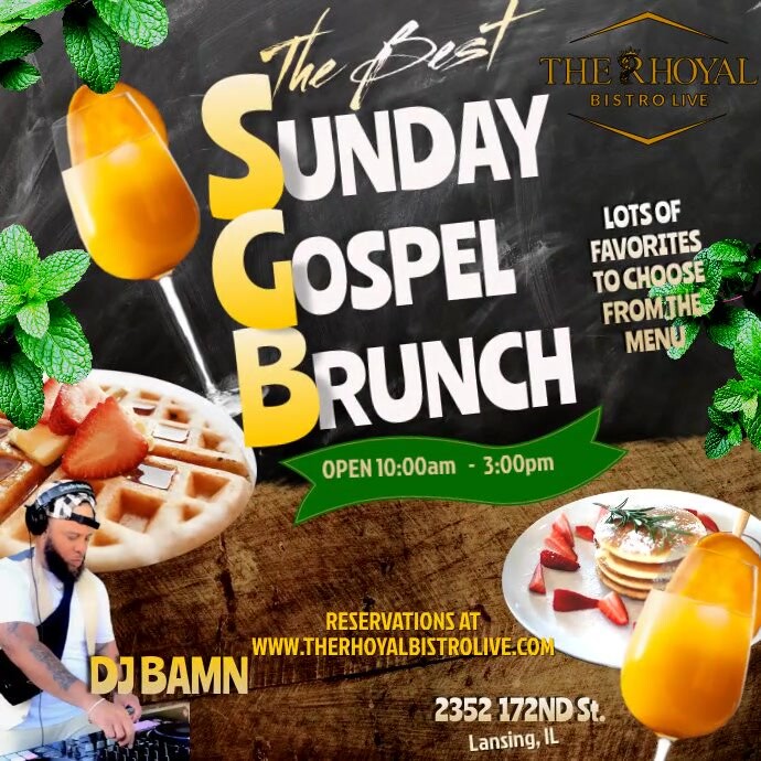 Sunday Brunch Instagram Video Post | PosterMyWall