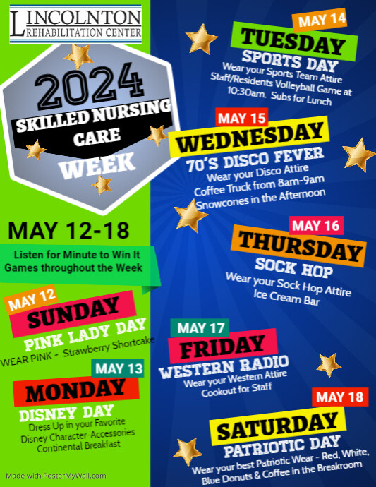 Nursing Home Week | PosterMyWall