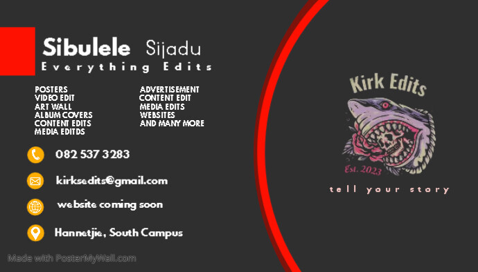 Security services business card design templa | PosterMyWall