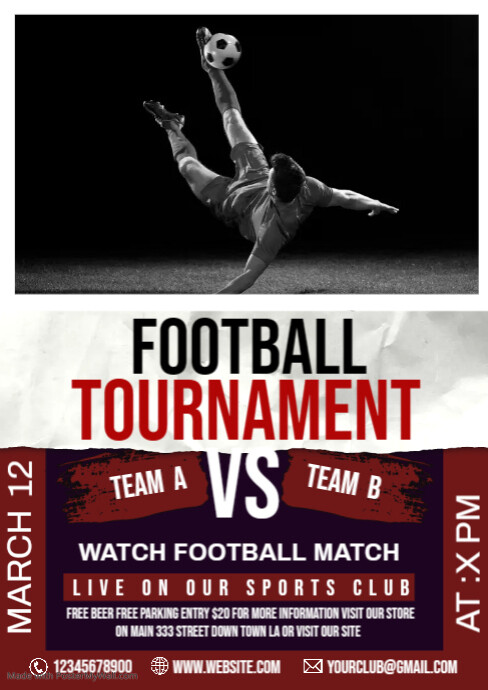 Football Flyer | PosterMyWall