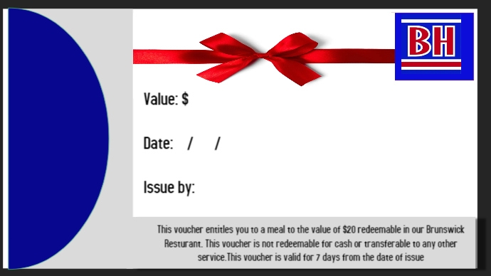 Copy of Special complimentary coupon vocher | PosterMyWall