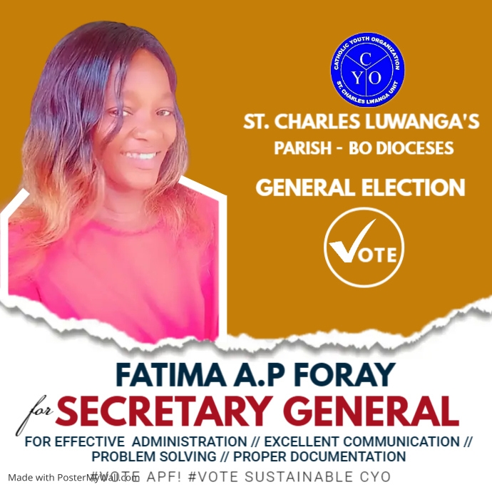 Copy of Student Election Poster Template (2) | PosterMyWall