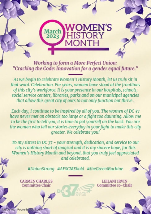 Copy of Women's History Month 2023 | PosterMyWall