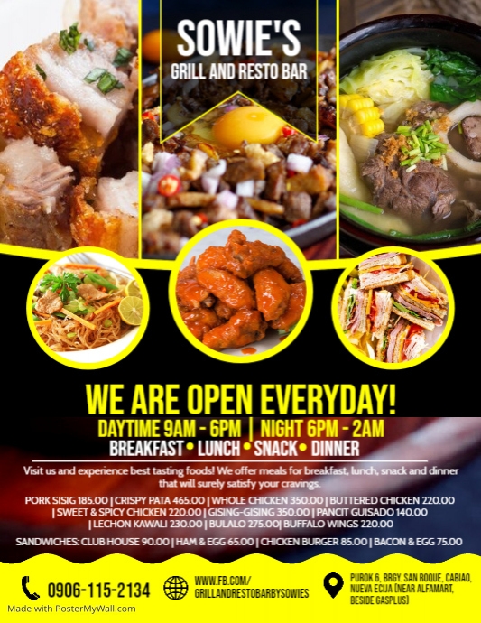Copy of RESTAURANT AD | PosterMyWall