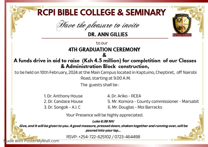 graduation invitation card Design | PosterMyWall