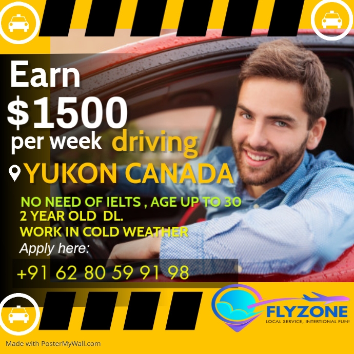 Copy of Hiring drivers | PosterMyWall