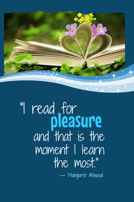 Love reading thought Template | PosterMyWall