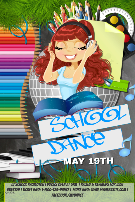 School Dance Event Template | PosterMyWall
