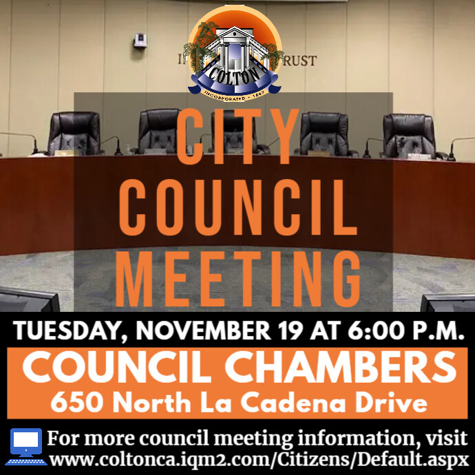 0803 Council Meeting | PosterMyWall