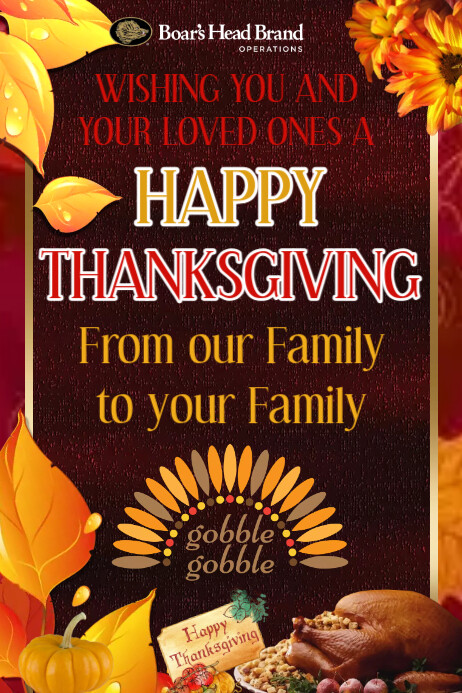 2023 Happy Thanksgiving | PosterMyWall