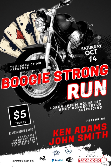 Poker Run Flyer Template | PosterMyWall