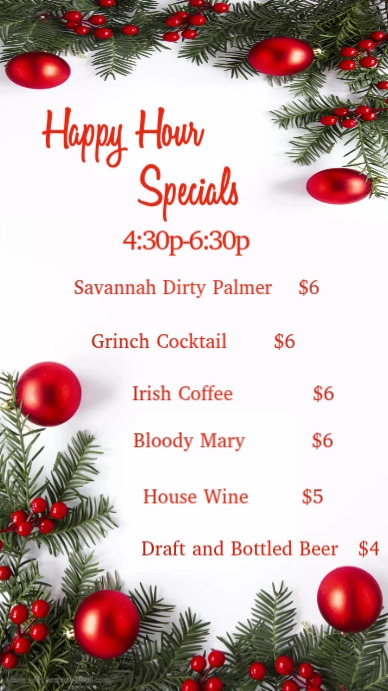 Copy of christmas menu, christmas, menu | PosterMyWall