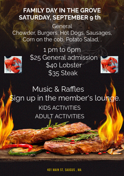 Barbecue Night Party Flyer Template | PosterMyWall