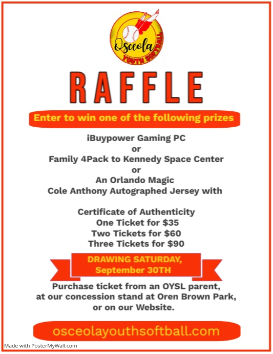 Raffle ticket contest post | PosterMyWall