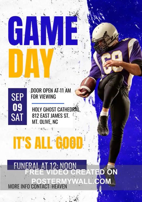 Football Game Flyer, Soccer Flyer | PosterMyWall