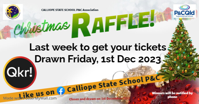 Christmas Raffle Digital Screen | PosterMyWall