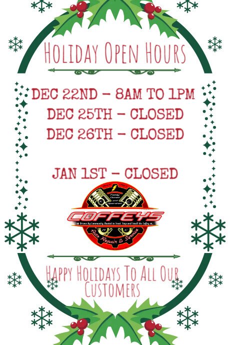 Christmas Open HoursTemplate (1) | PosterMyWall