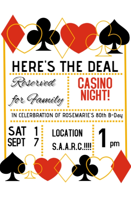 Casino party | PosterMyWall